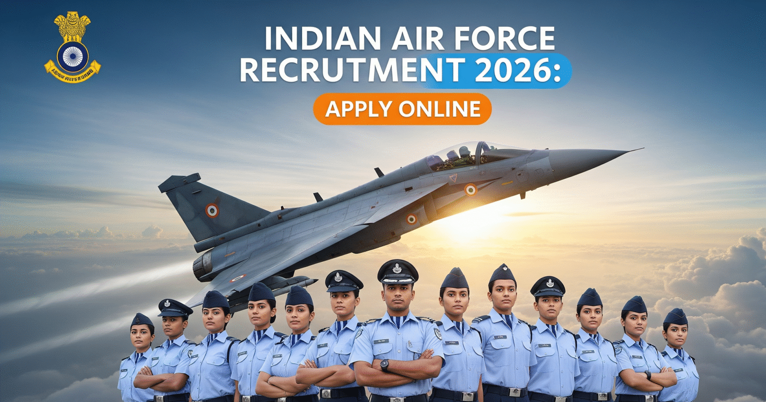 Indian Air Force Agniveer vayu Recruitment 2026: Intake 02/2026 Online Form